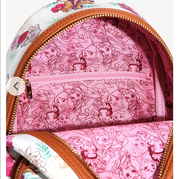 Loungefly | Bags | Loungefly Disney Princess Fall Floral Mini Backpack ...